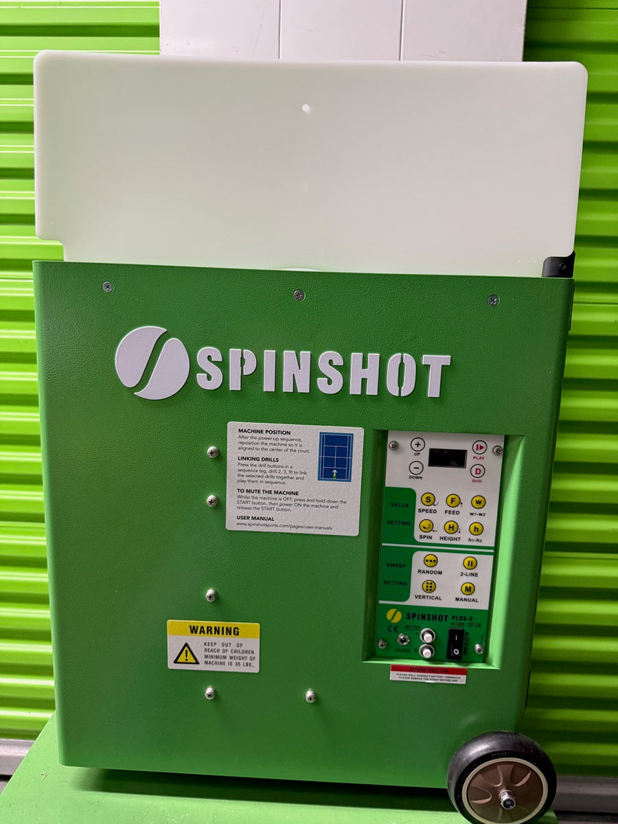 Demo - Spinshot Plus2 Tennis Ball Machine – Spinshot Sports US